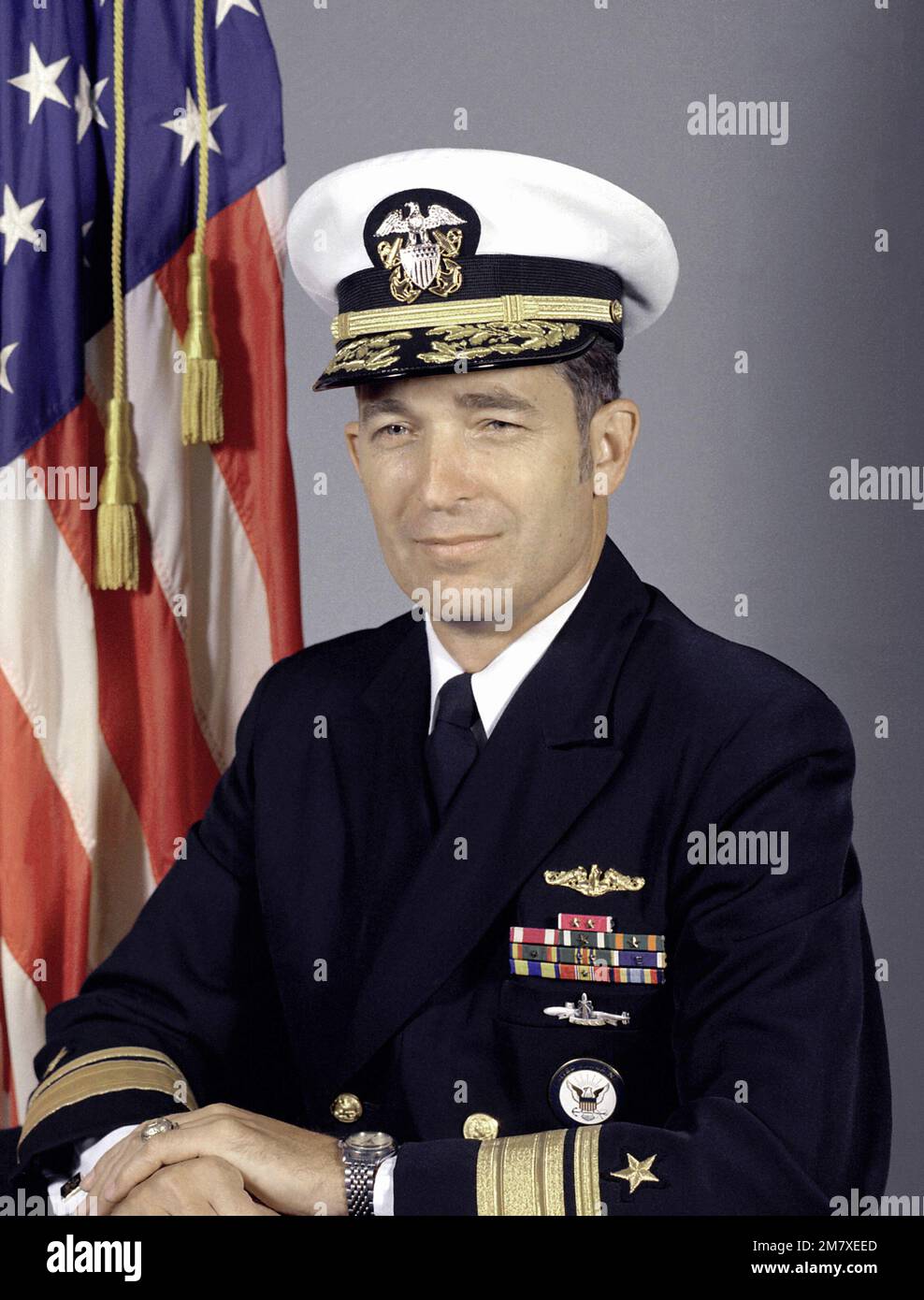 RADM James D. Williams, USN (covered). Country: Unknown Stock Photo - Alamy