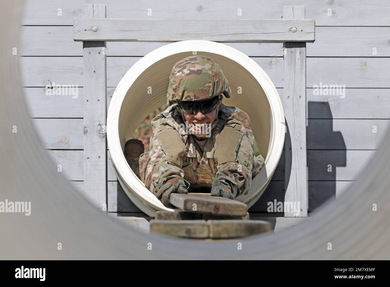 U.S. Army Reserve Maj. Rosemary Cornett, assigned to the 7302nd Medical ...