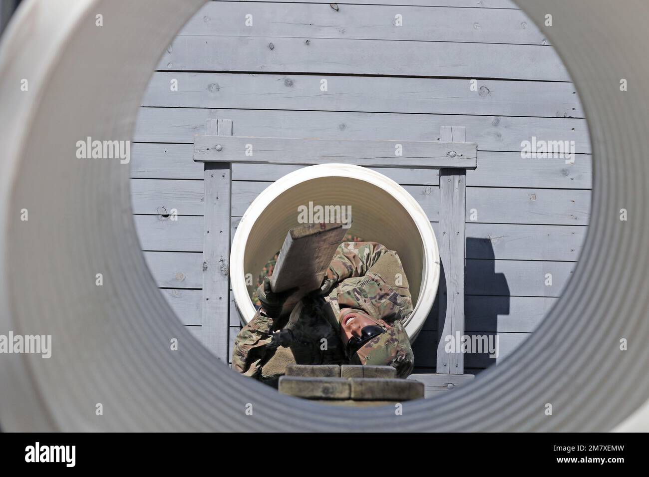 U.S. Army Reserve Maj. Rosemary Cornett, assigned to the 7302nd Medical ...