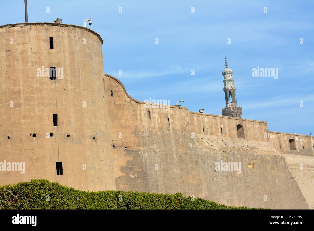 The Citadel of Cairo or Citadel of Saladin, a medieval Islamic-era ...