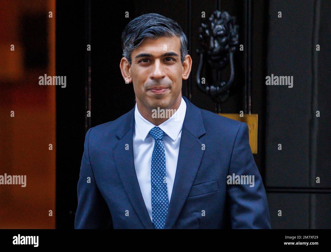 London, UK. 11th Jan, 2023. Prime Minister, Rishi Sunak, leaves Downing ...