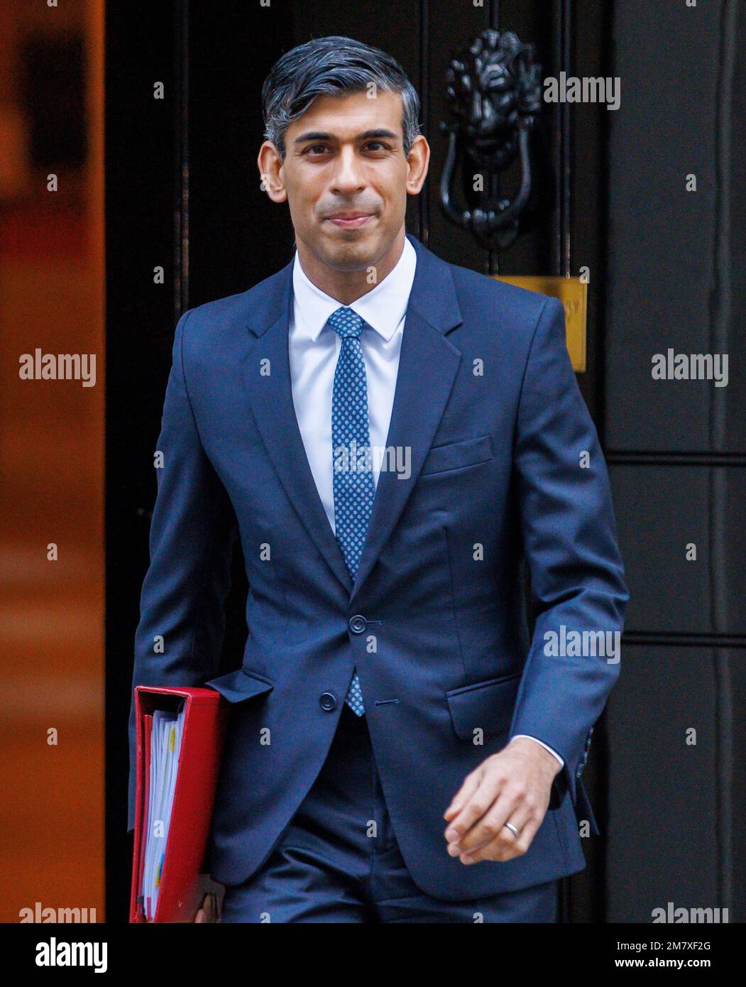 London, UK. 11th Jan, 2023. Prime Minister, Rishi Sunak, leaves Downing ...