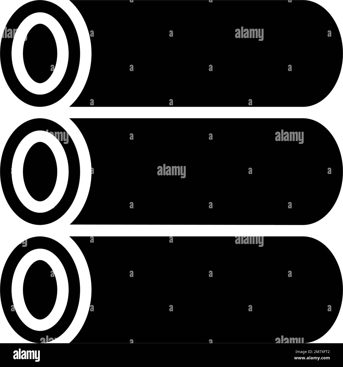 tube steel production glyph icon vector illustration Stock Vector Image ...