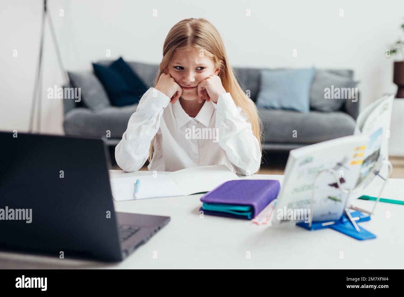 Homework overload hi-res stock photography and images - Alamy