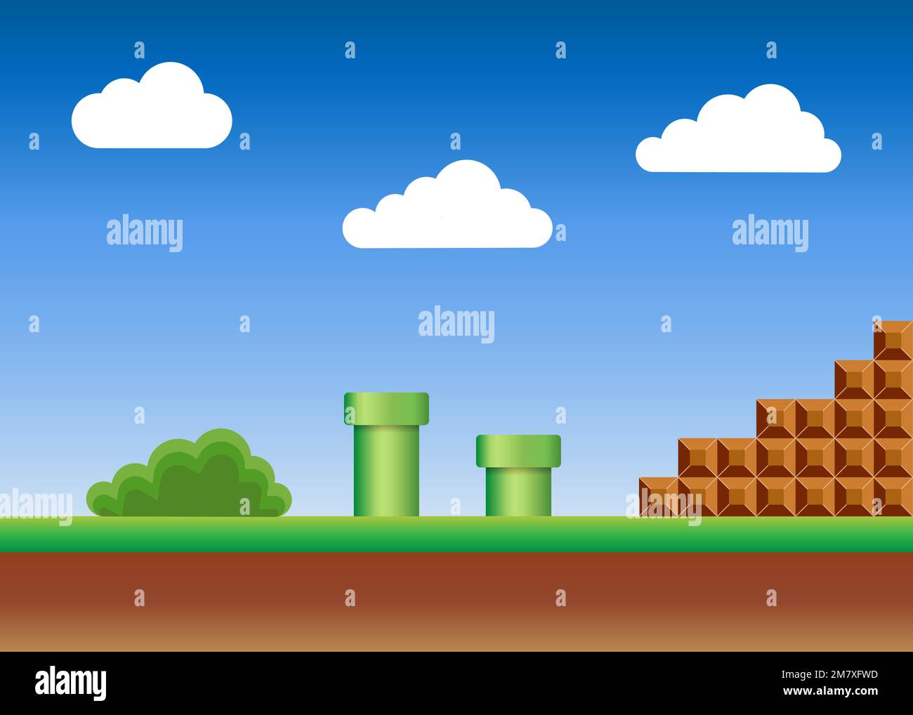 Super mario Stock Vector Images - Alamy