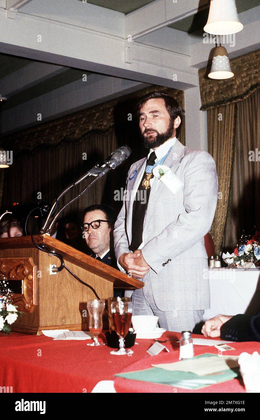 John J. Levitow, a Vietnam era US Air Force Medal of Honor recipient ...