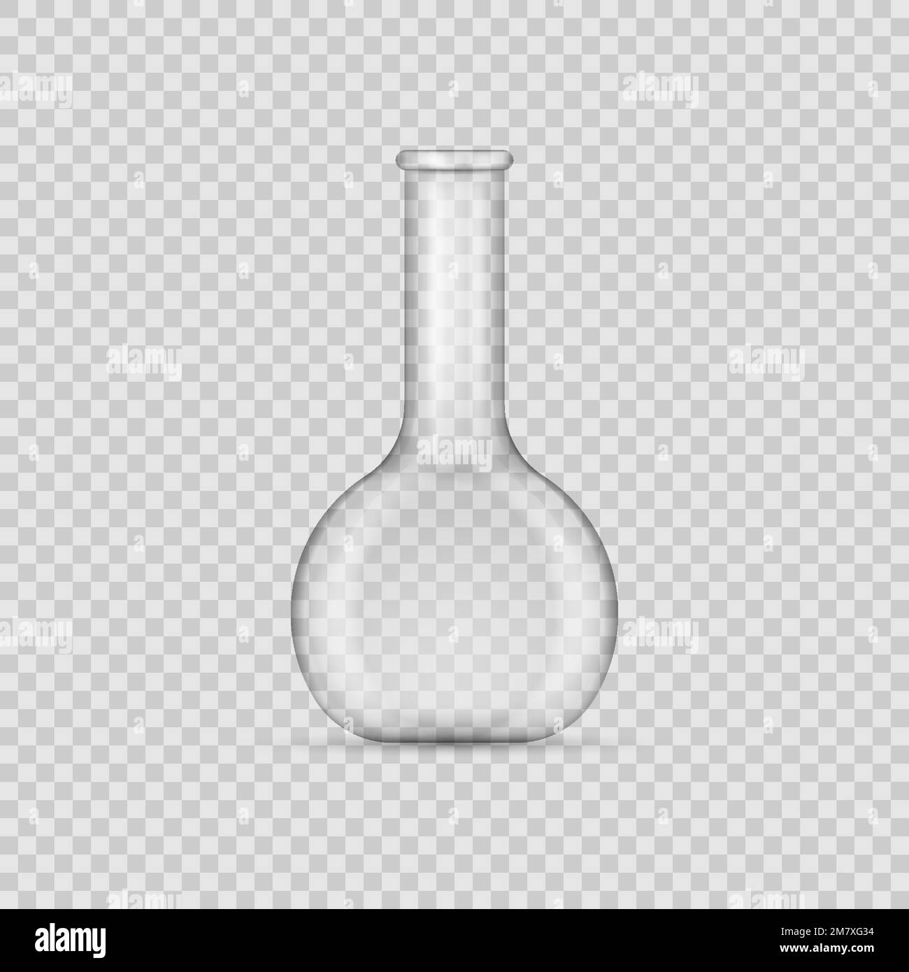 Chemical Laboratory Glassware Or Beaker isolated on transparent ...