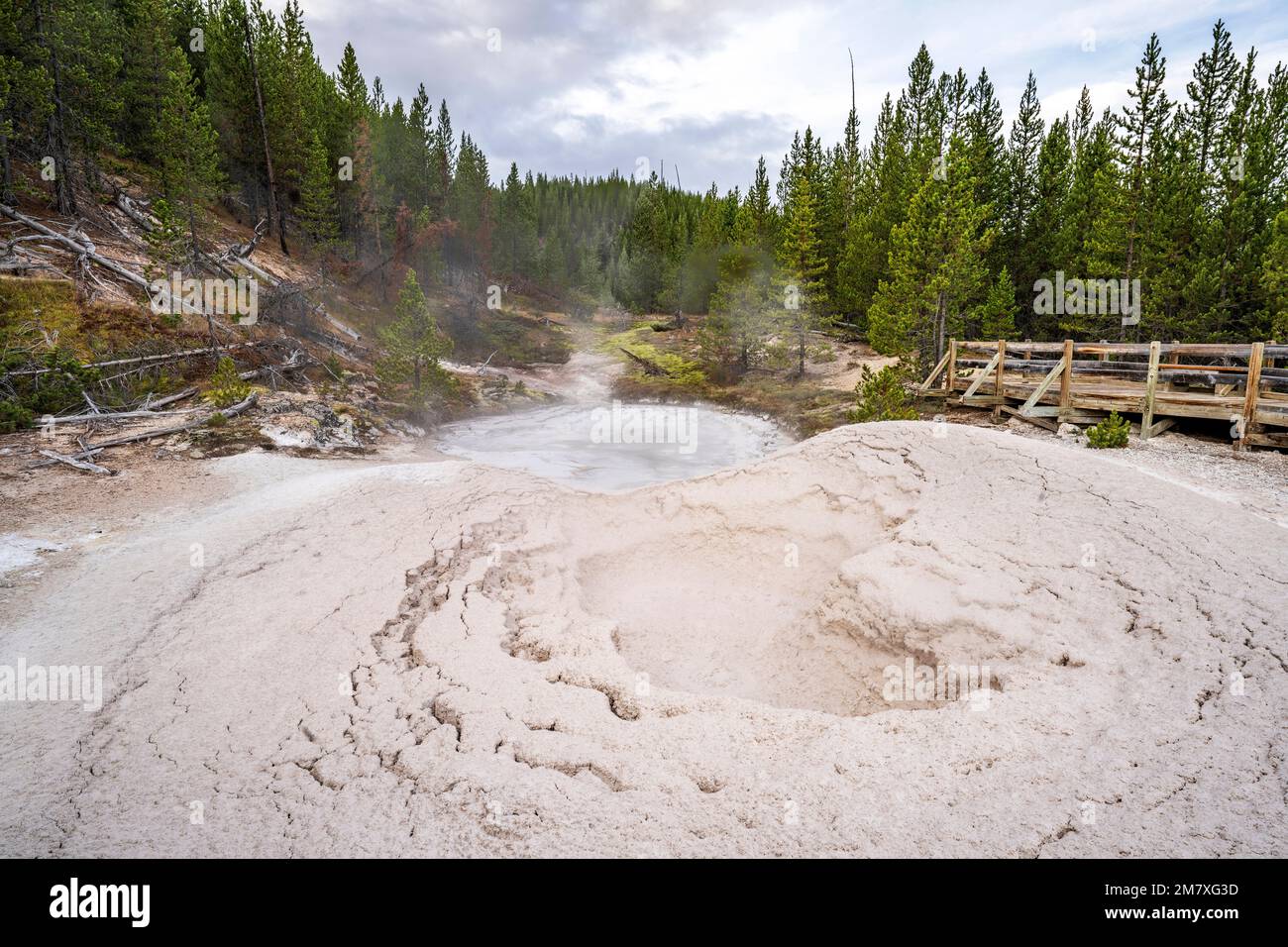 Artists Paintpot Trail, Hydrothermal Features and Mudpots Yellowstone ...