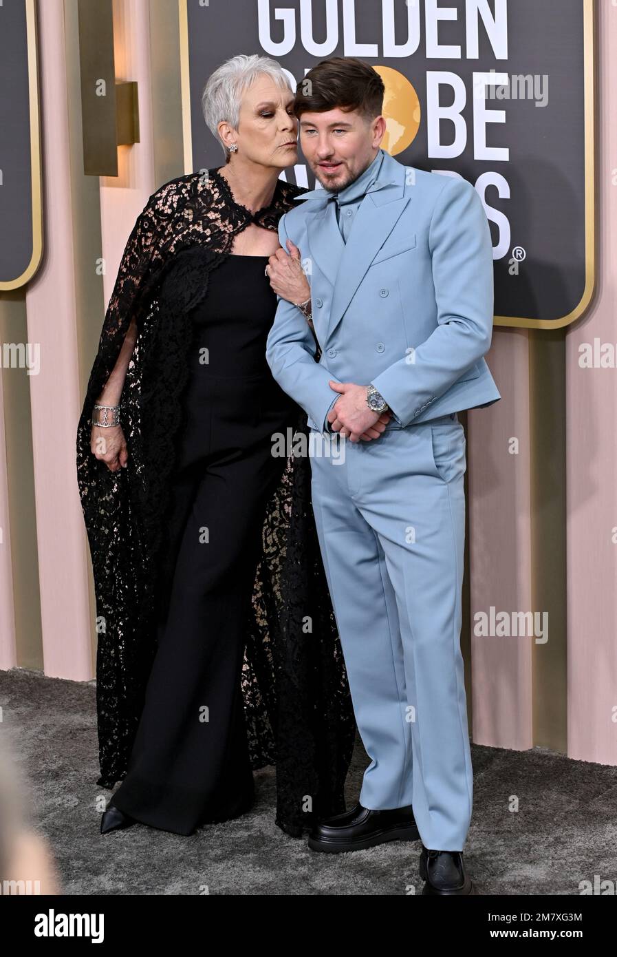 Los Angeles, USA. 10th Jan, 2023. Jamie Lee Curtis & Barry Keoghan ...