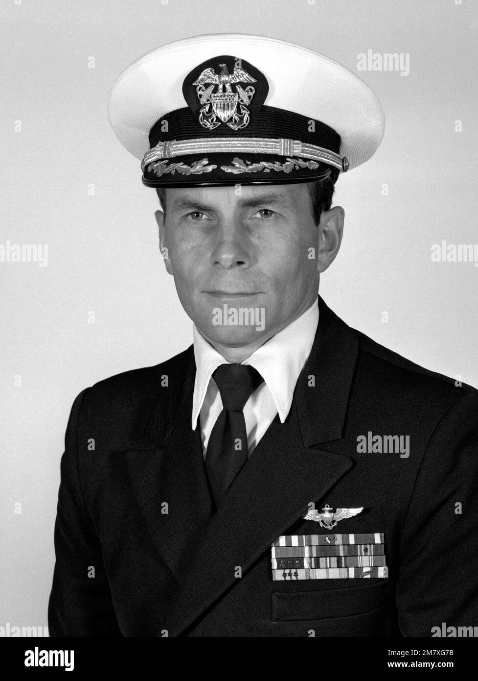 CDR Edward G. Marsyla, USNR (covered). Country: Unknown Stock Photo - Alamy