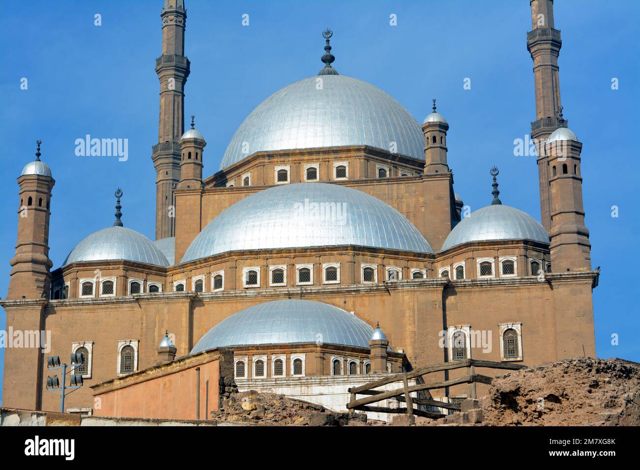 The great mosque of Muhammad Ali Pasha or Alabaster mosque in Citadel ...