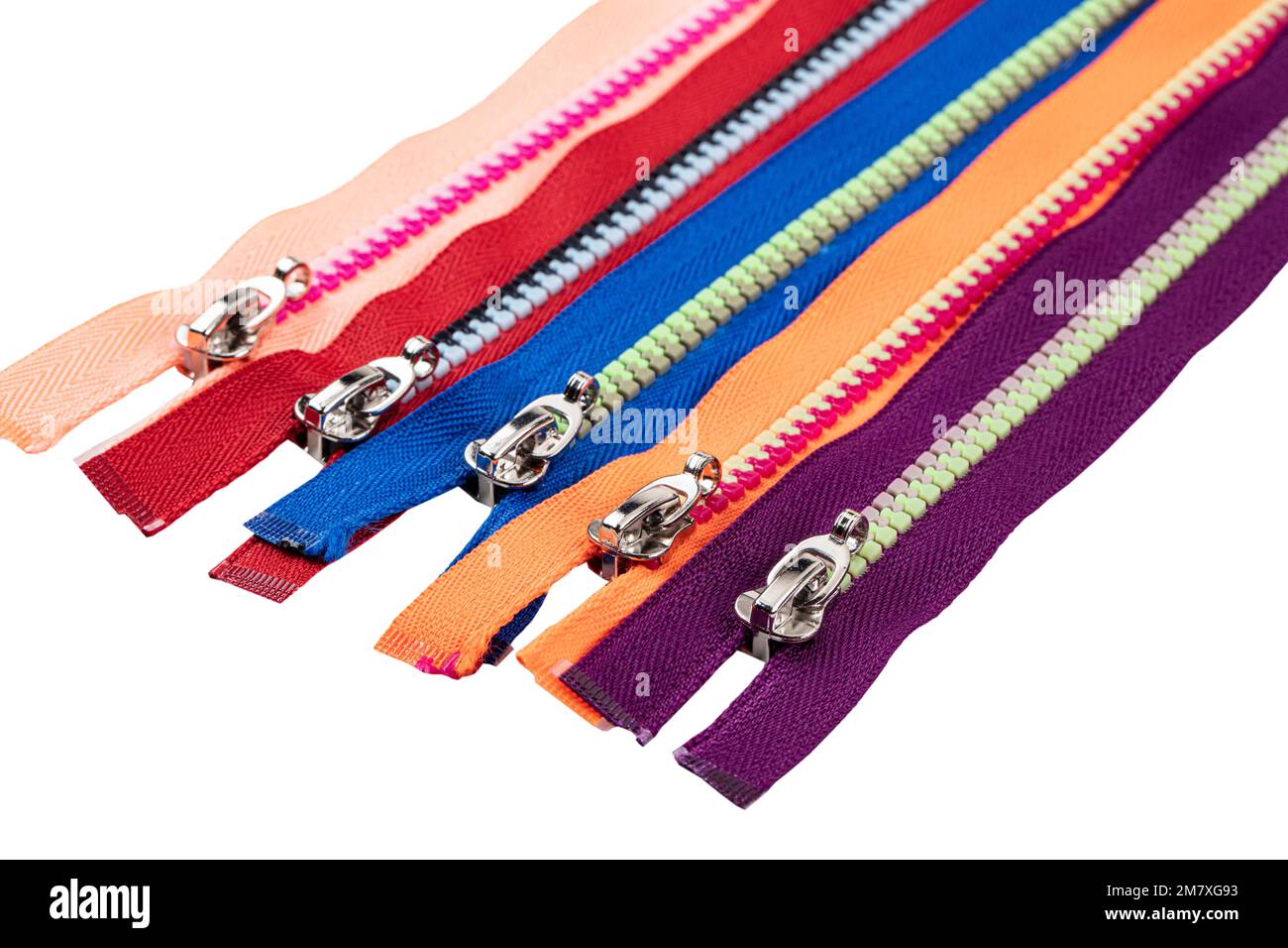 Assorted YKK Nylon Zippers. The Hottest Colors of The Season-Great for ...