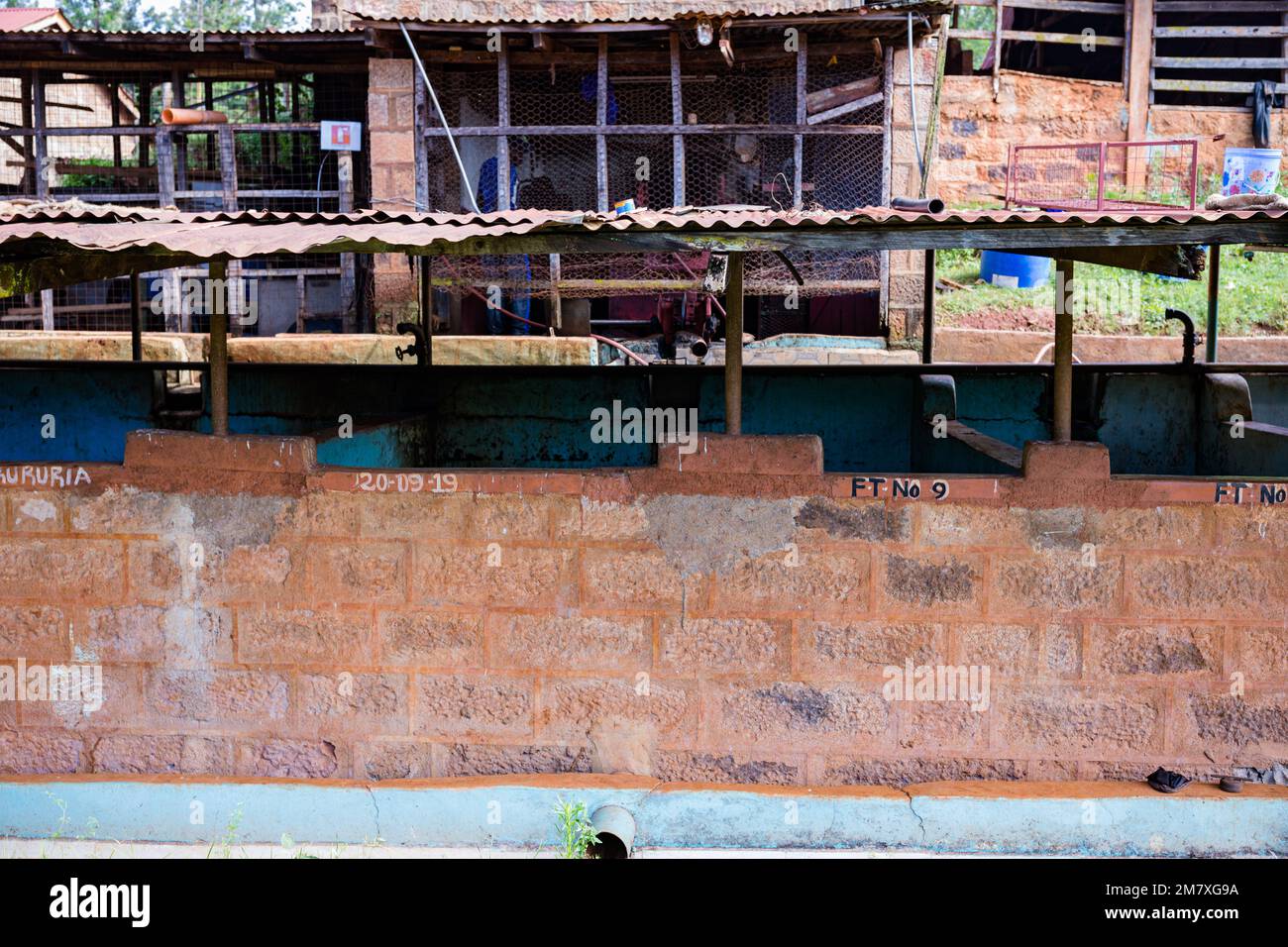 Muranga Coffee processing Industry structures exteriors landscapes in ...