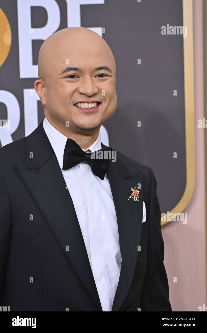 Los Angeles, USA. 10th Jan, 2023. Januel Mercado arriving at the 80th ...