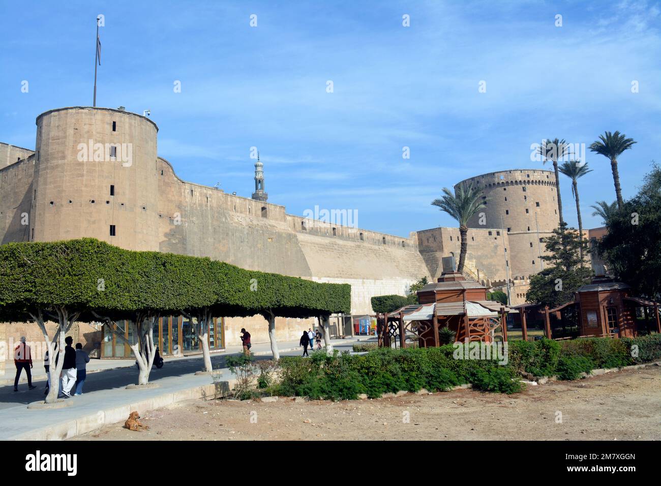 Cairo, Egypt, January 7 2023: The Citadel of Cairo or Citadel of ...