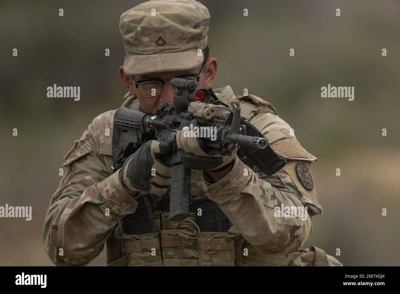 Soldiers from Charlie Company, 2-116th Combined Arms Battalion ...