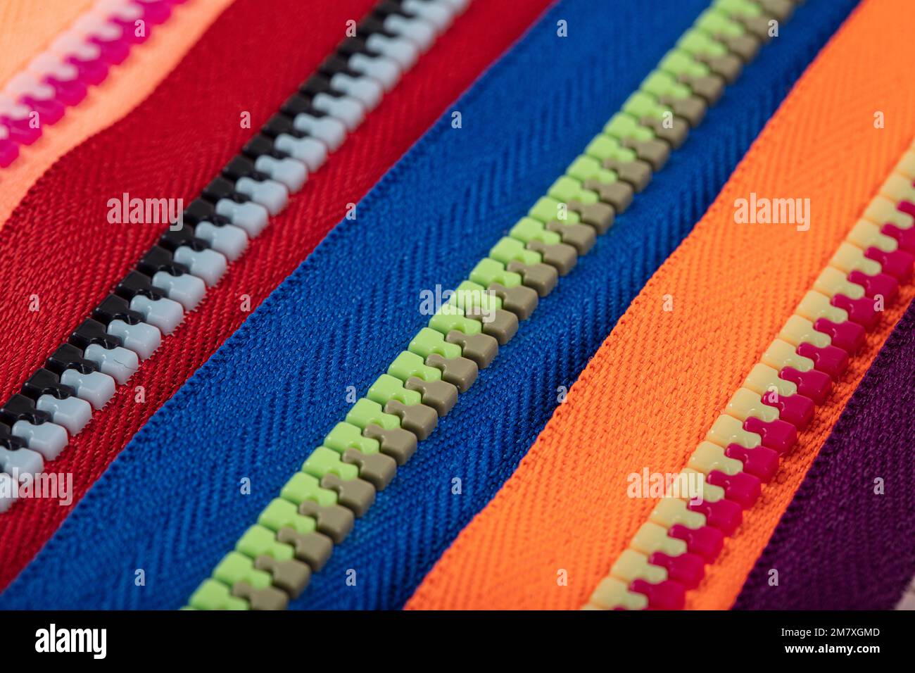 Assorted YKK Nylon Zippers. The Hottest Colors of The Season-Great for ...