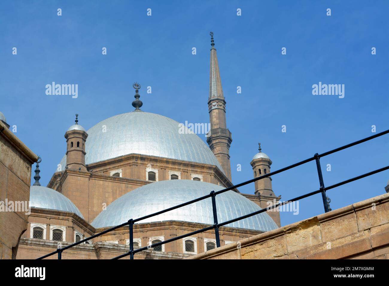 The great mosque of Muhammad Ali Pasha or Alabaster mosque in Citadel ...