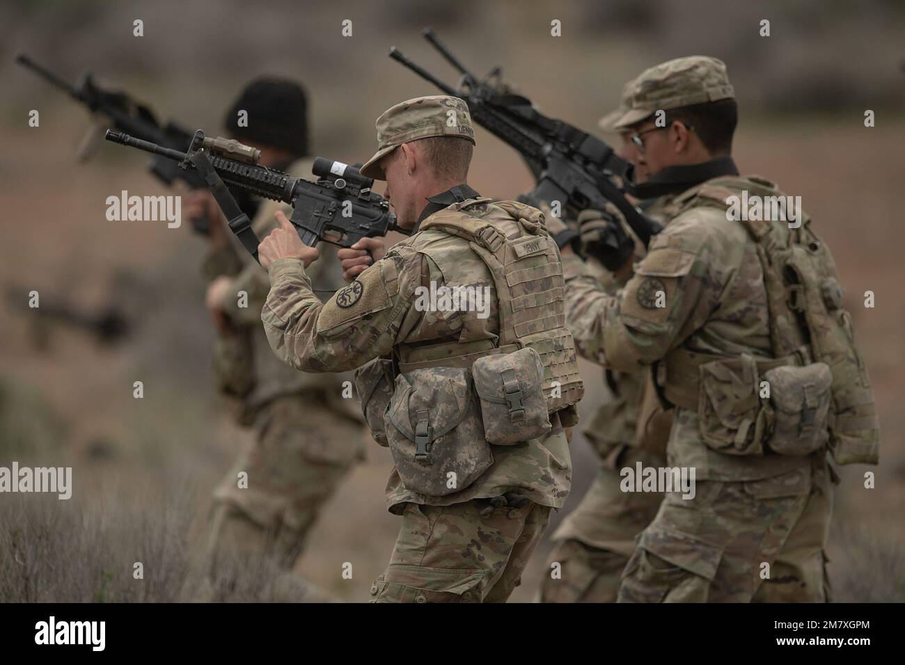 Soldiers from Charlie Company, 2-116th Combined Arms Battalion ...