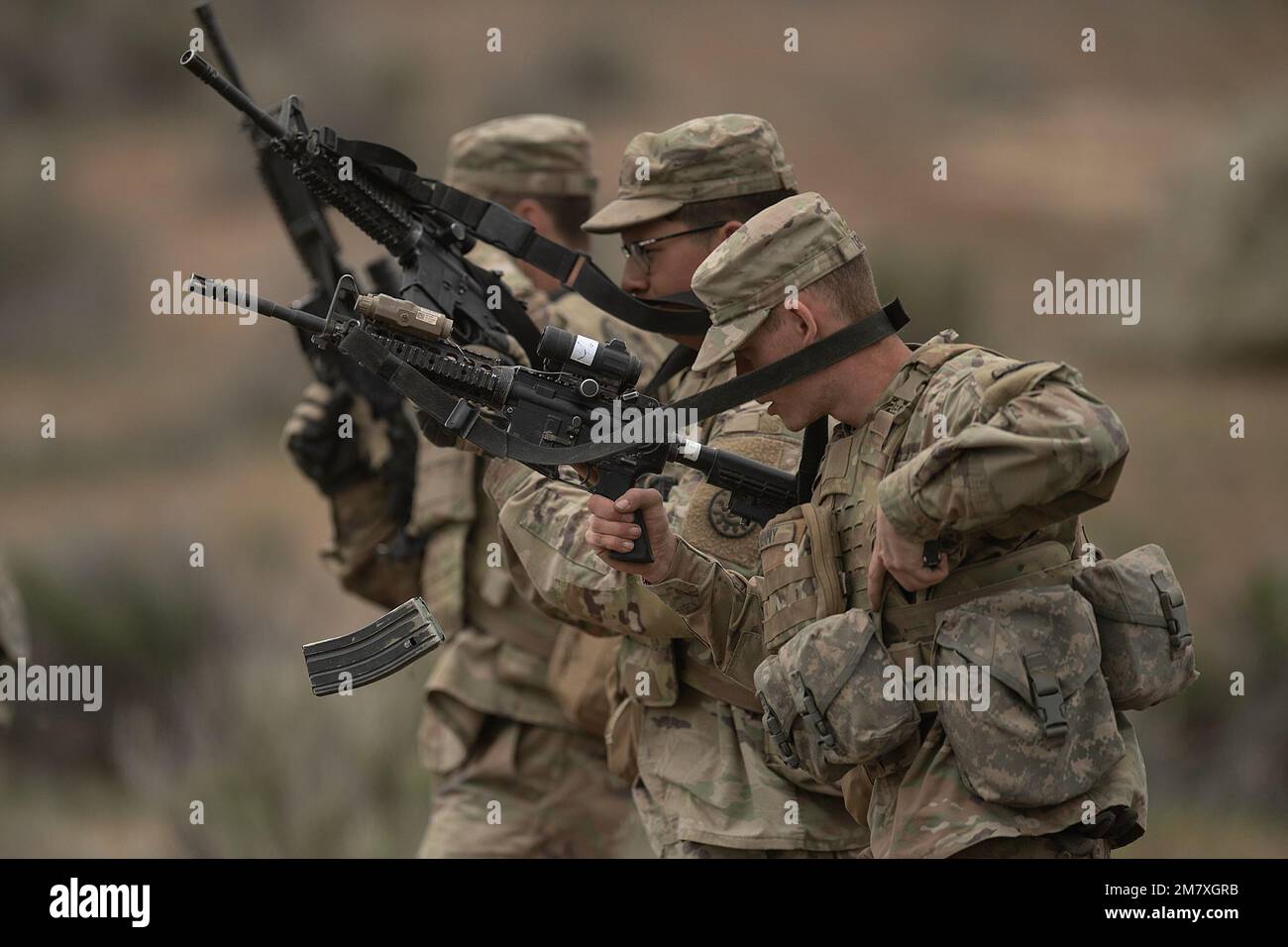 Soldiers from Charlie Company, 2-116th Combined Arms Battalion ...