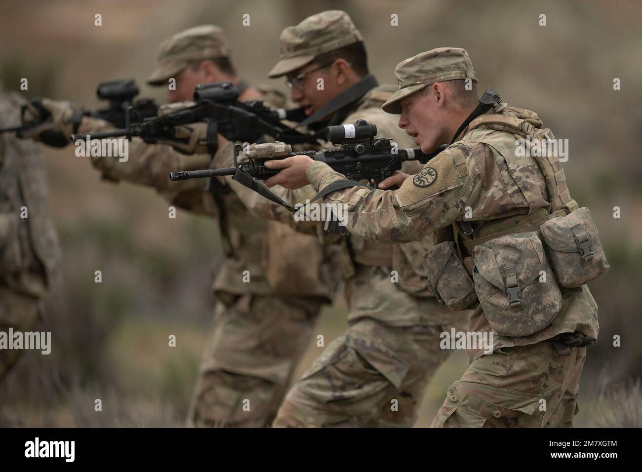 Soldiers from Charlie Company, 2-116th Combined Arms Battalion ...