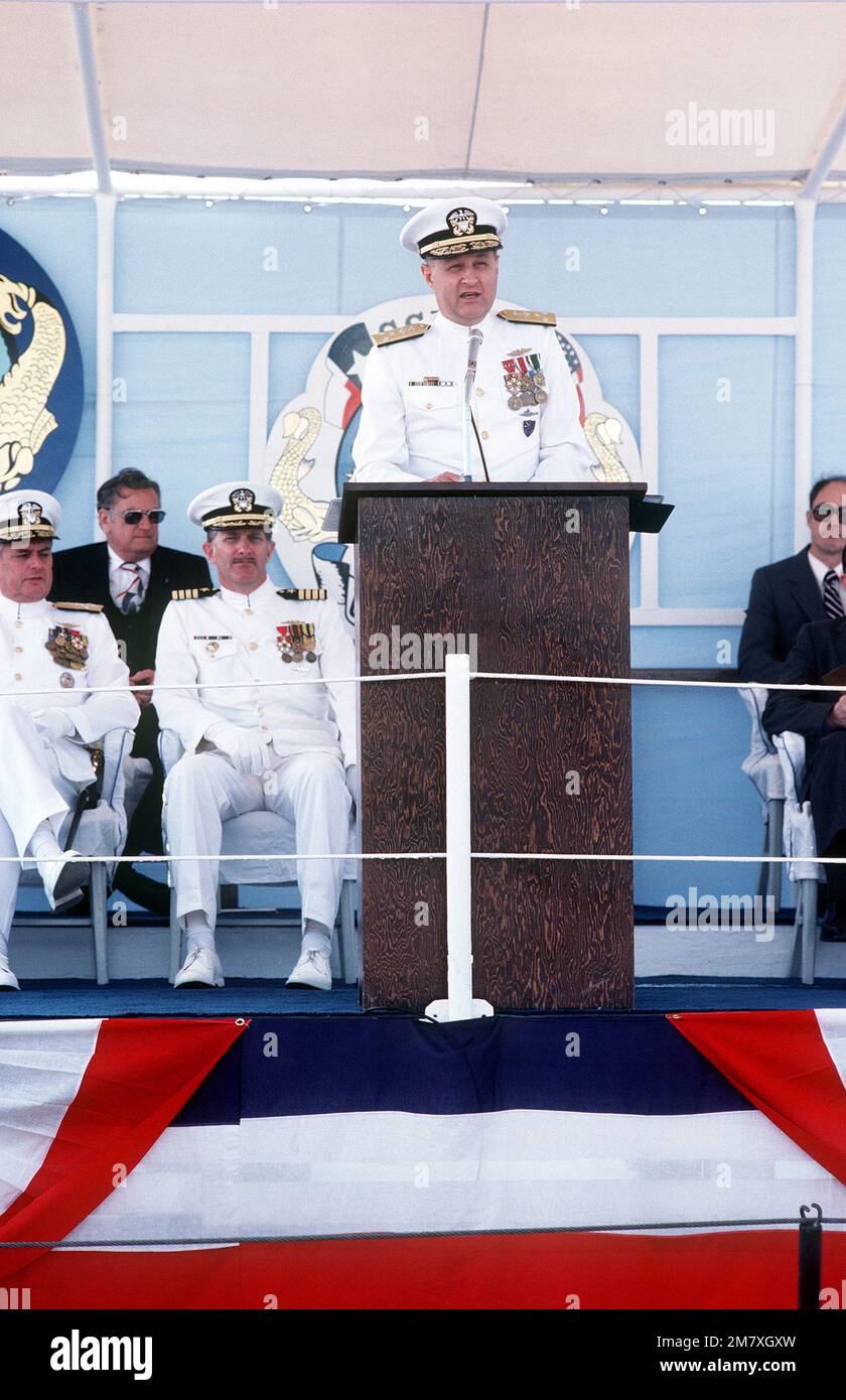 VADM Steven A. White, commander, Submarine Force, U.S. Atlantic Fleet ...