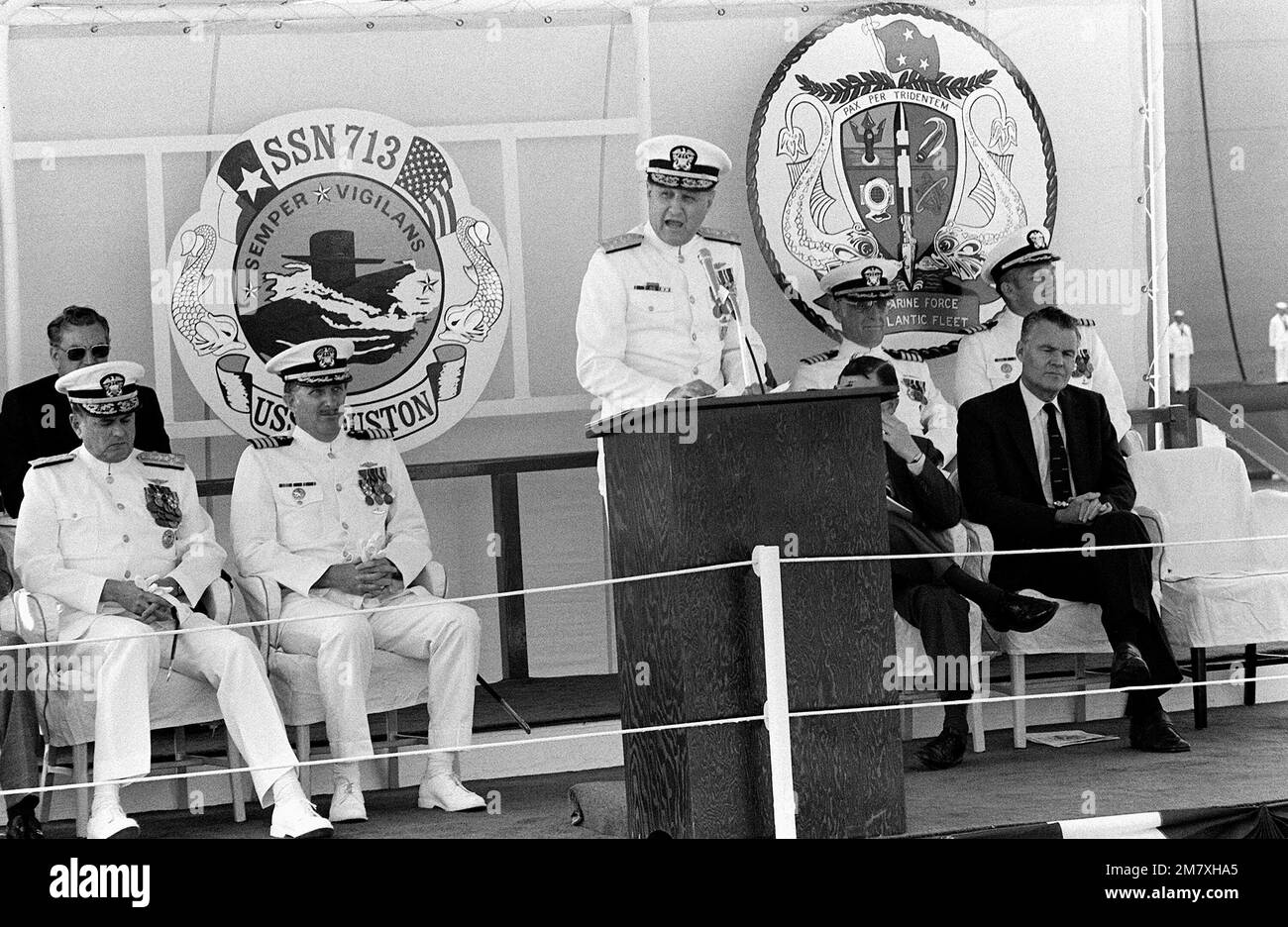 VADM Steven A. White, commander, Submarine Force, U.S. Atlantic Fleet ...