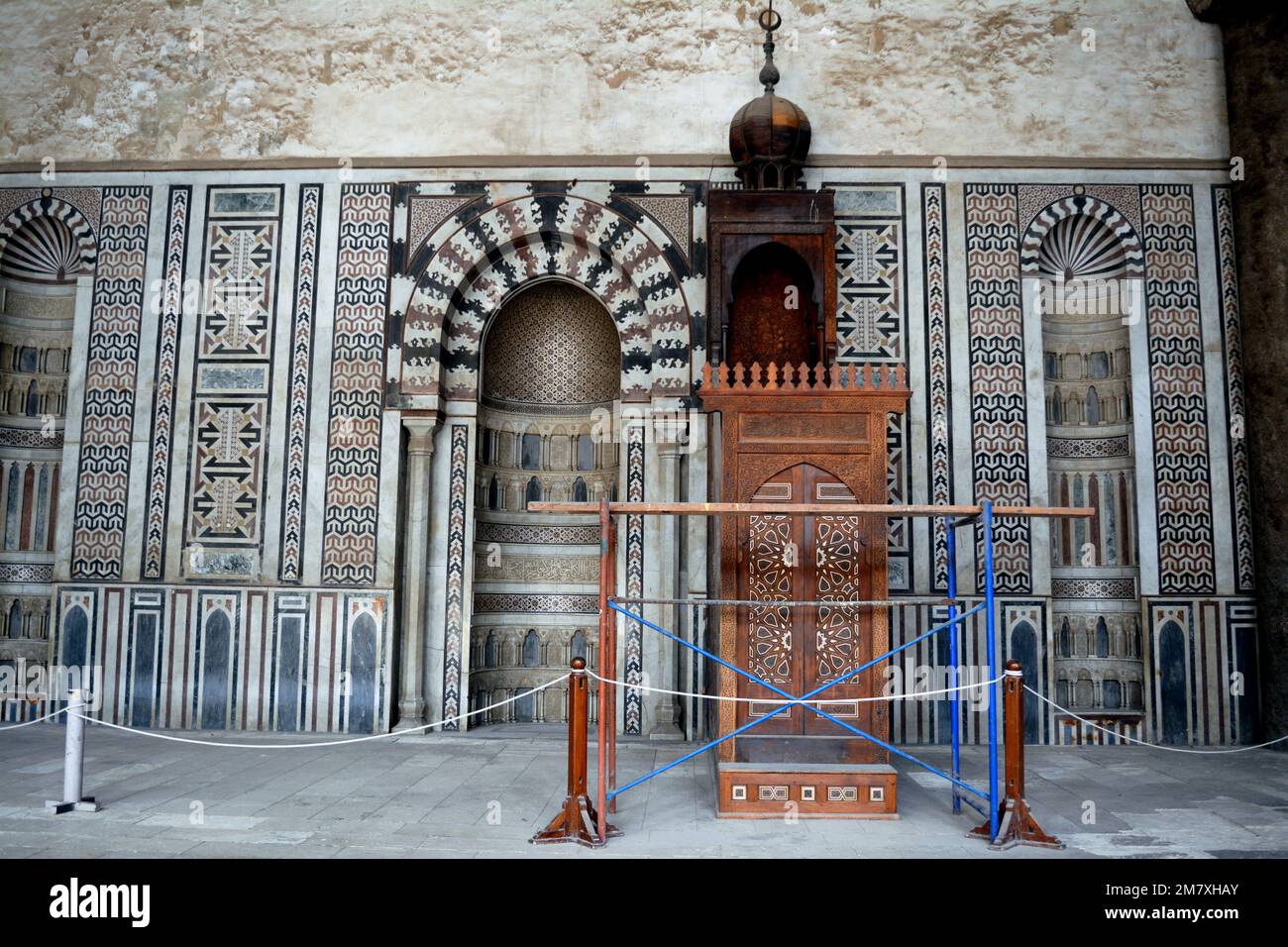 The Sultan Al-Nasir Muhammad ibn Qalawun Mosque, an early 14th-century ...