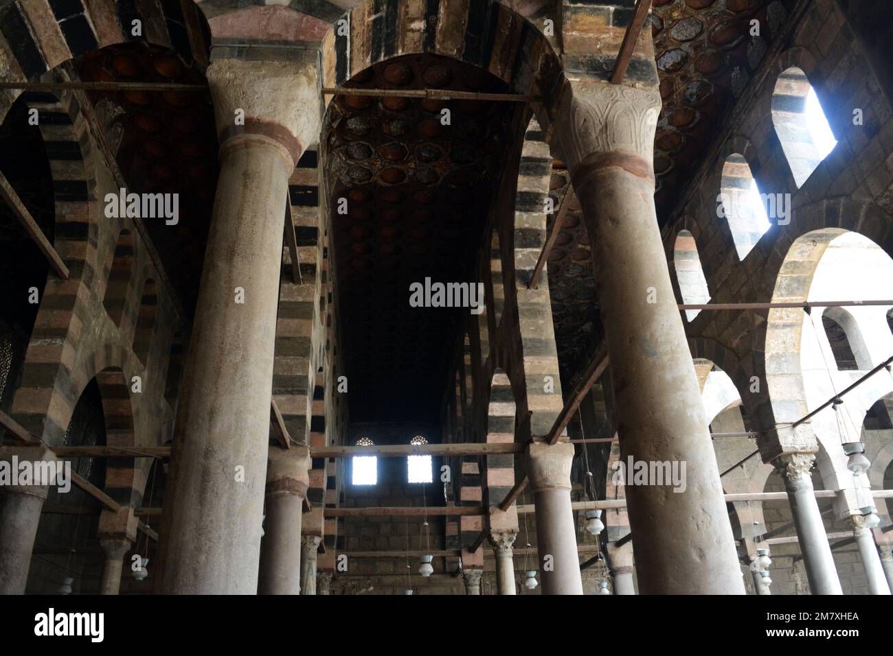 The Sultan Al-Nasir Muhammad ibn Qalawun Mosque, an early 14th-century ...
