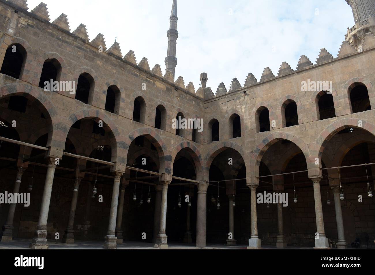 The Sultan Al-Nasir Muhammad ibn Qalawun Mosque, an early 14th-century ...