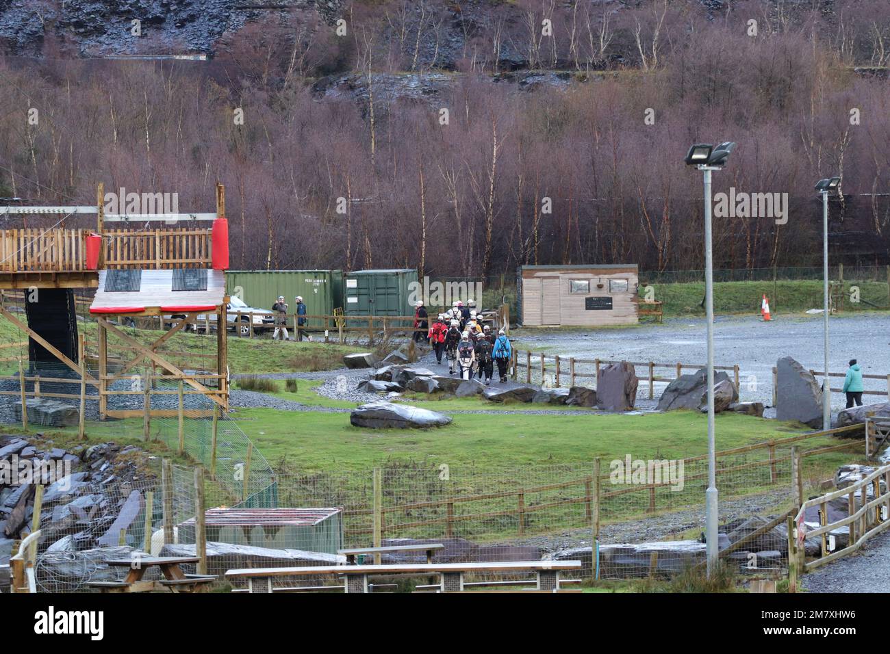 Zip World Penrhyn Quarry, North Wales Stock Photo - Alamy