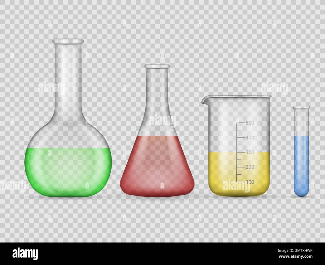 Laboratory transparent glassware instrumentsMedical glass tube set ...