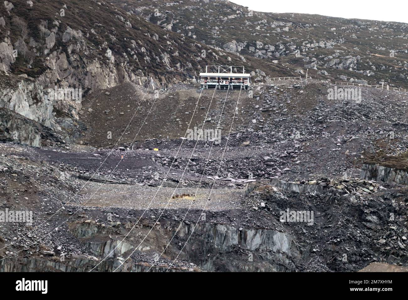 Zip World Penrhyn Quarry, North Wales Stock Photo - Alamy