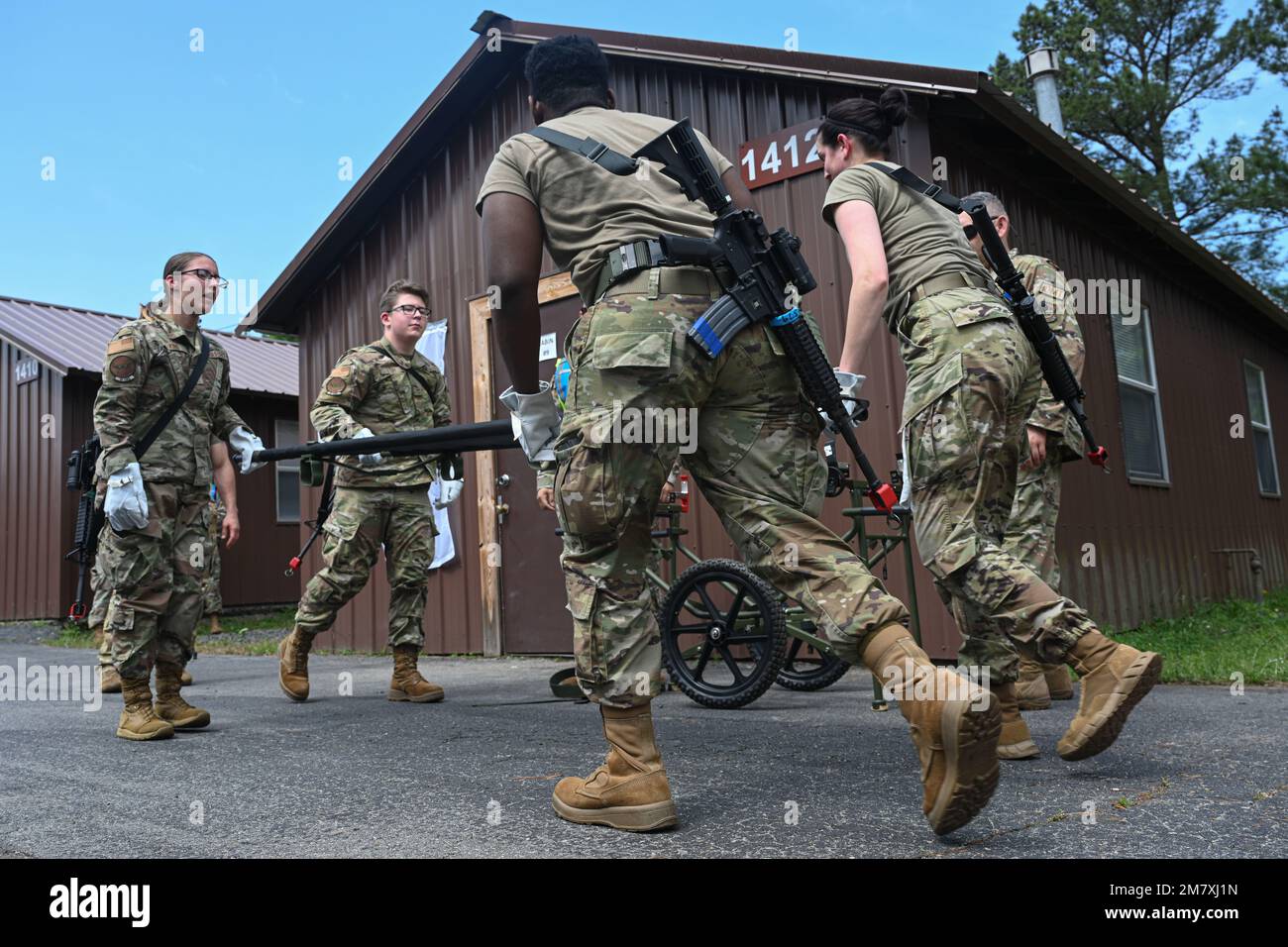 Airmen assigned to the 19th Airlift Wing participate in medical ...