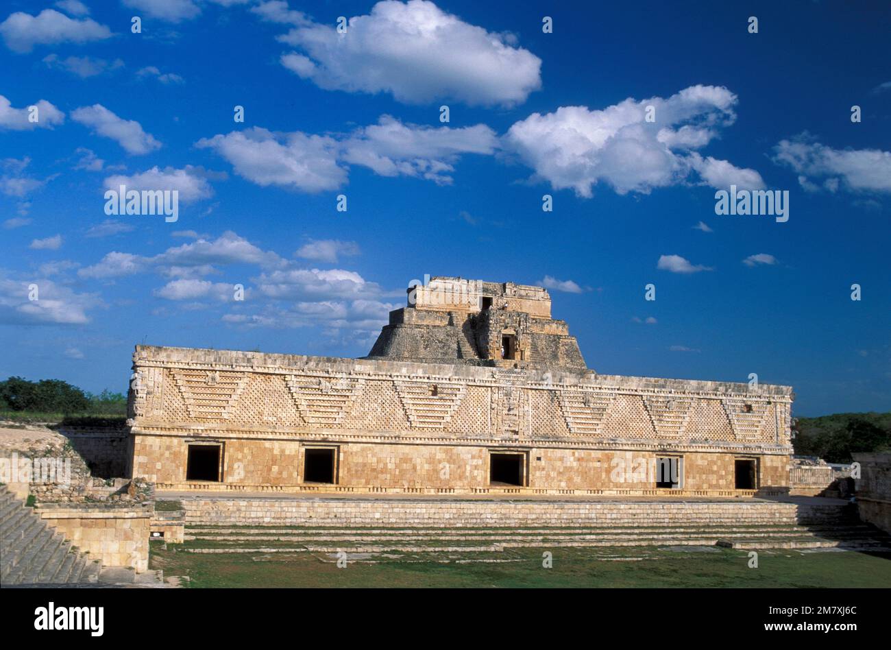 North America, Mexico, Yucatan, Maya Site, Archeological Site, Uxmal ...