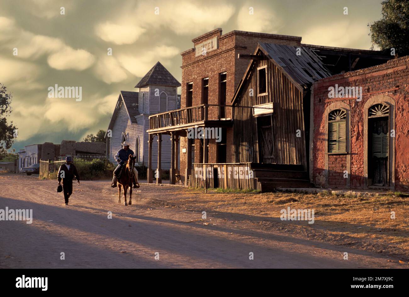 Mexico, Durango, Chupaderos, movie set Stock Photo - Alamy