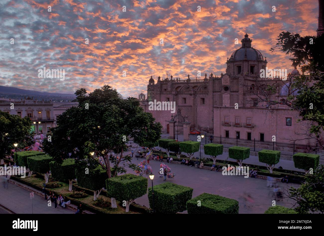 Mexico, Michoacan,Morelia,Plaza Melchor Ocampo Stock Photo - Alamy