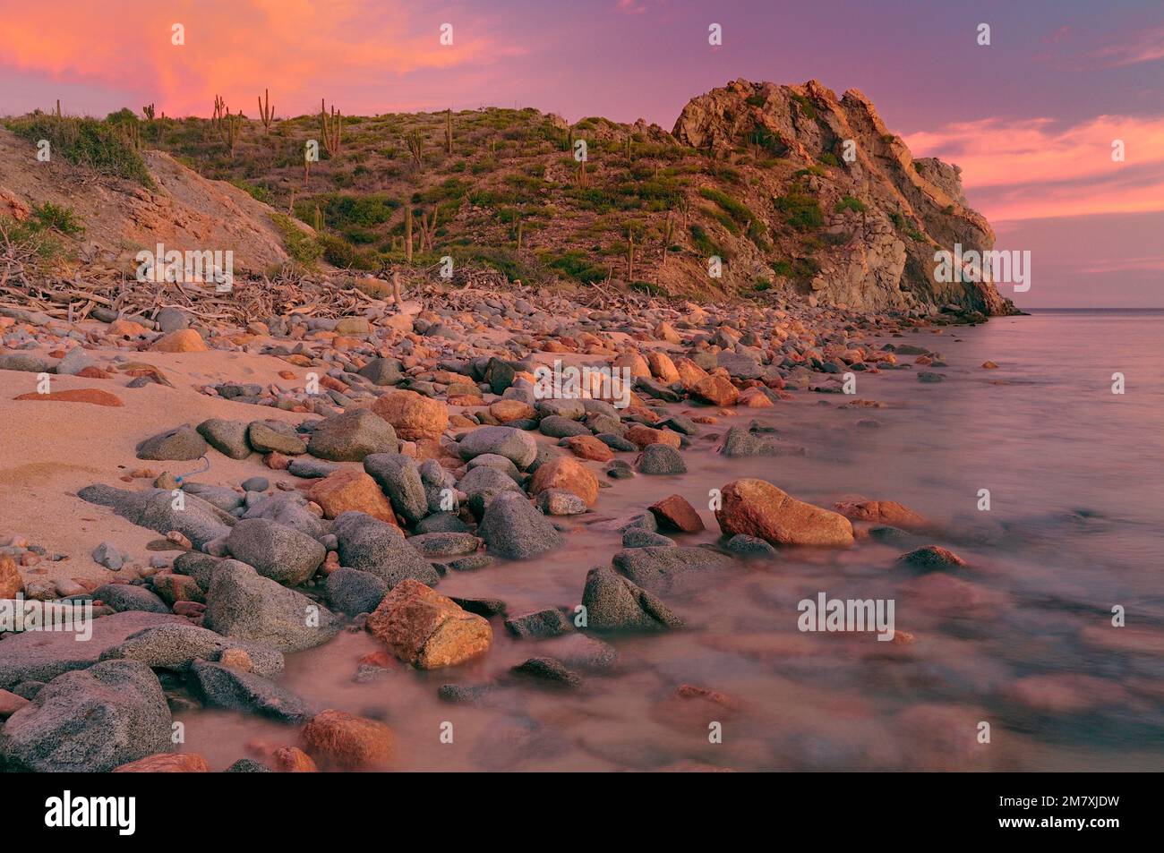 Mexico, Baja California Sur El Sargento, Sea of Cortez, Ventana Bay ...