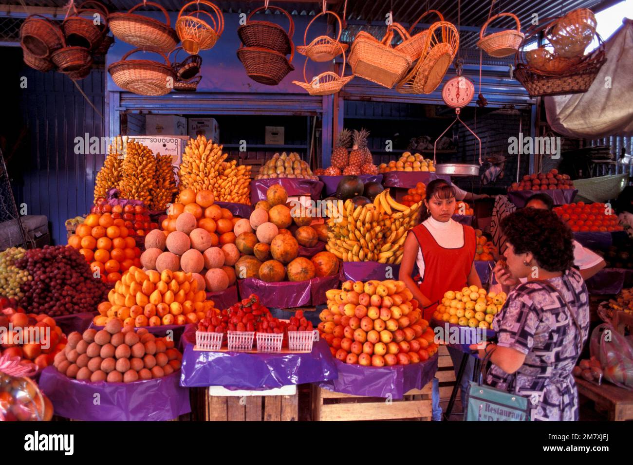Mexico, Oaxaca, Oaxaca City, fruit Market Stock Photo - Alamy