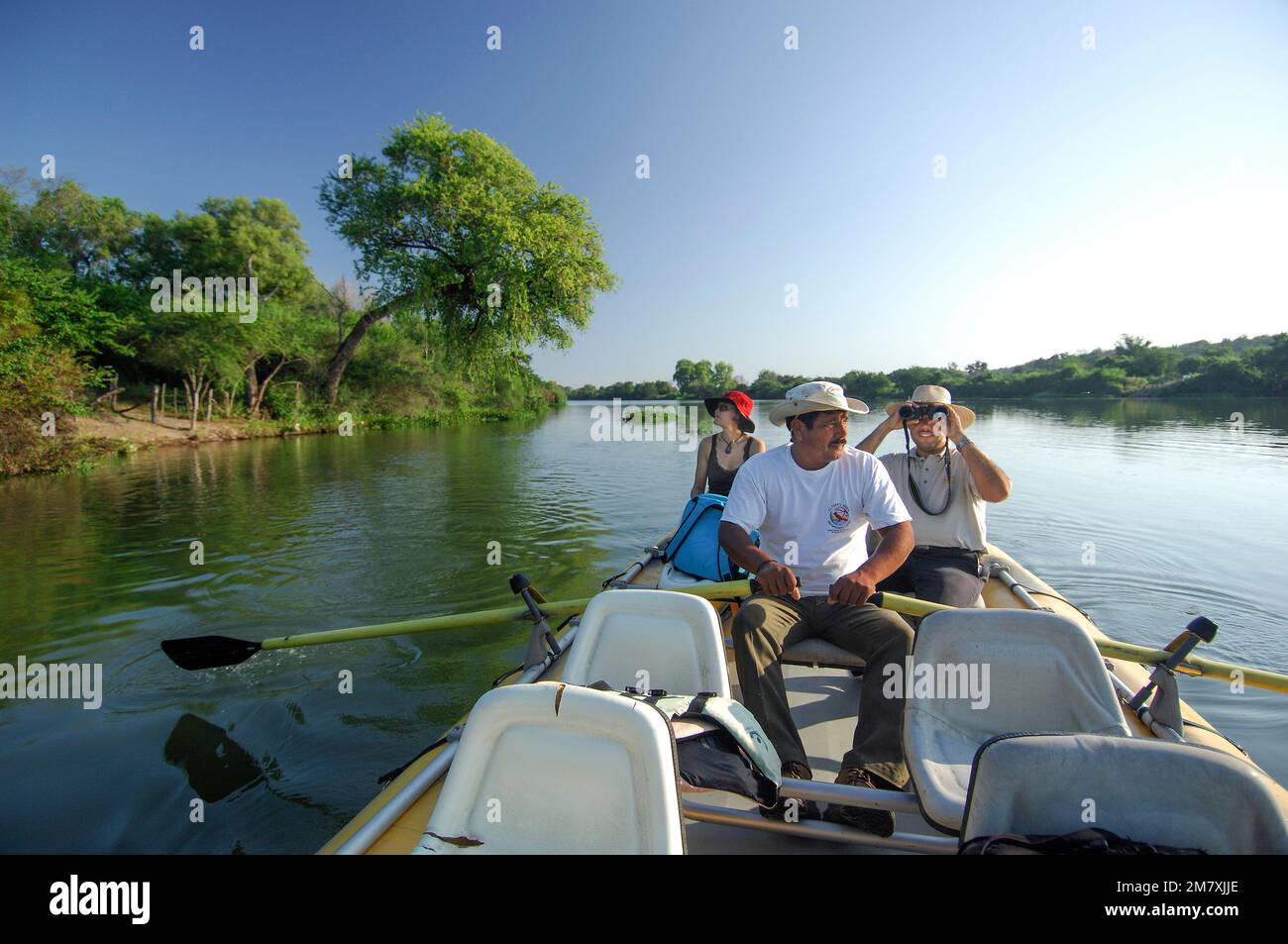 Mexico, Chihuahua, Sierra Madre Occidenta Sinaloa, El Fuerte river ...