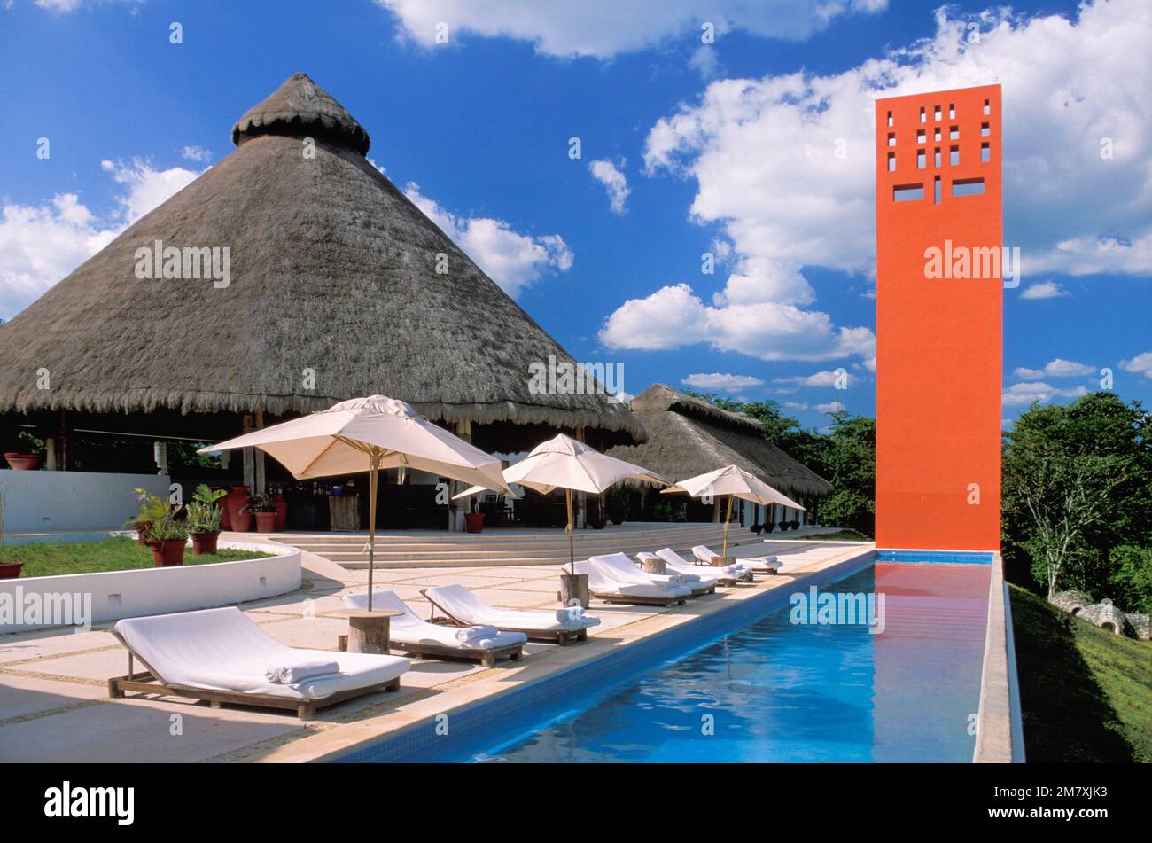 Mexico, Quintana Roo, Yucatán Peninsula, Kolhunlich,Eco resort Posada ...