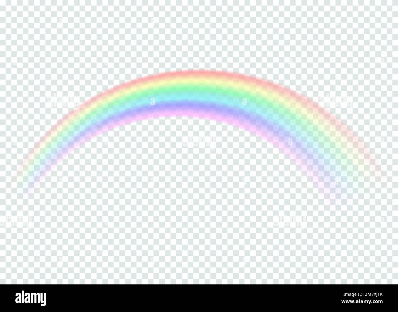 transparent rainbow. isolated on transparent background. Vector ...