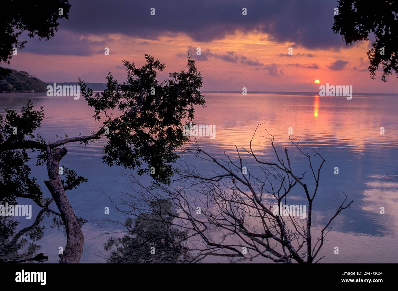 Mexico, Quintana Roo, Yucatán Peninsula, Caribbean, Lagoon de Bacalar ...