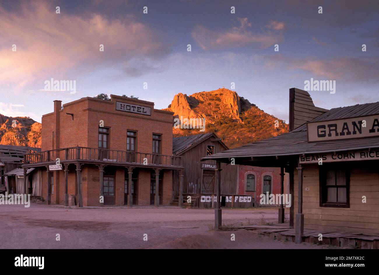 Mexico, Durango, Chupaderos, movie set Stock Photo - Alamy