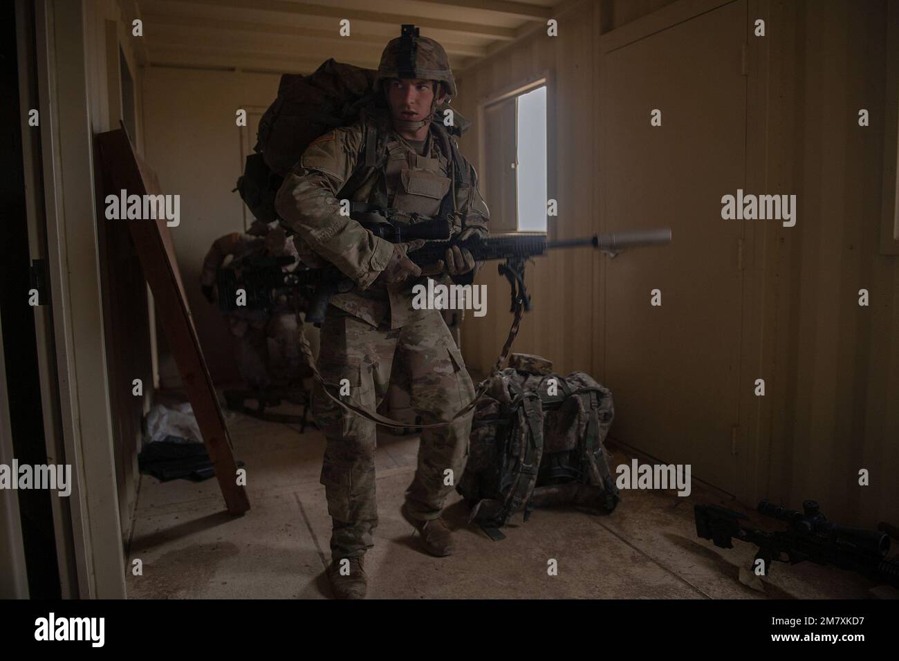 During a final phase of training, the Idaho Army National Guard Sniper ...