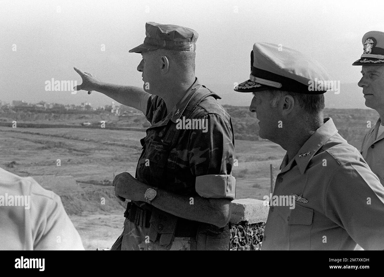 Vice Admiral William H. Rowden, Sixth Fleet Commander, tours the 32nd ...