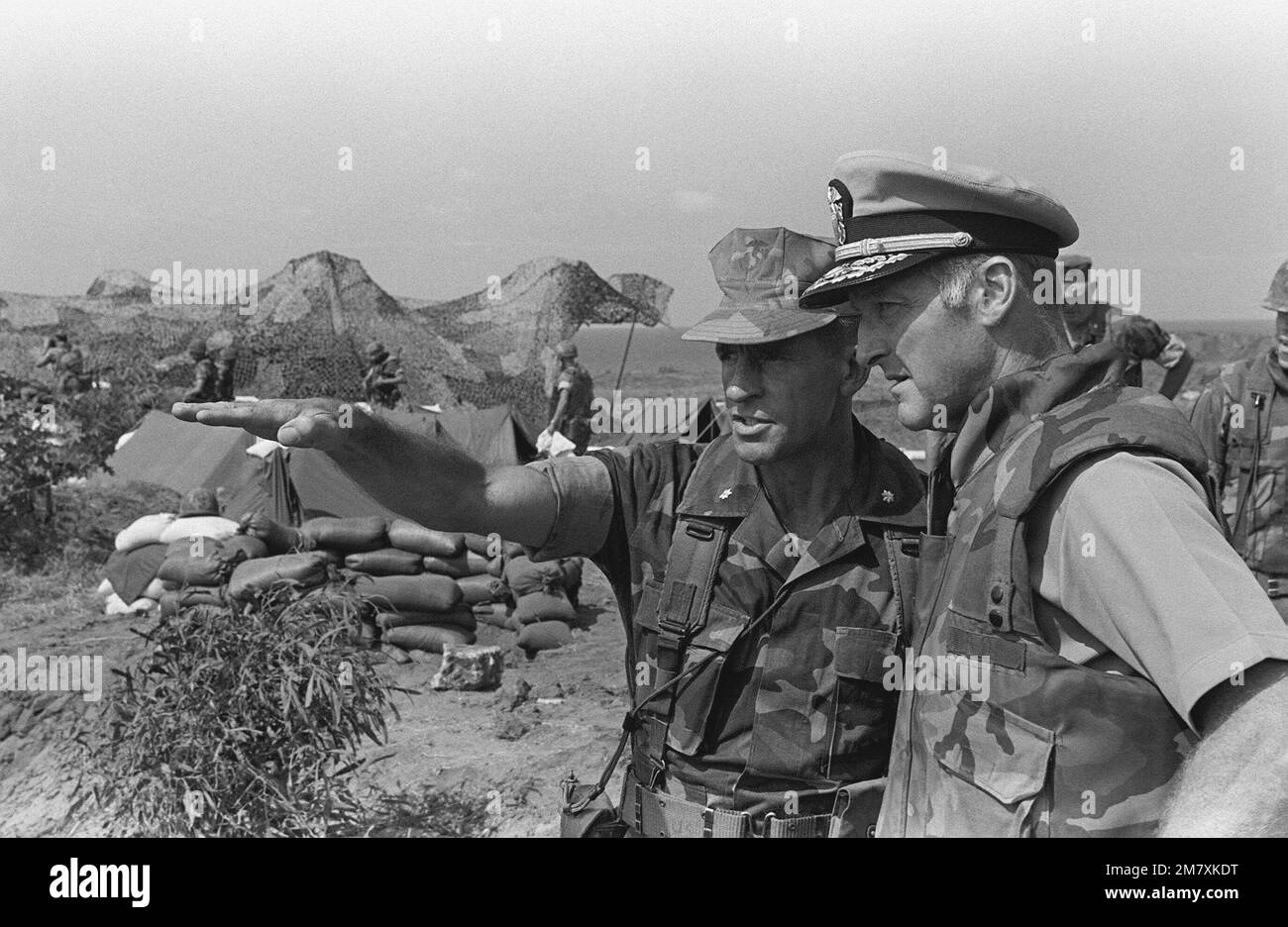Vice Admiral William H. Rowden, Sixth Fleet Commander, tours the 32nd ...