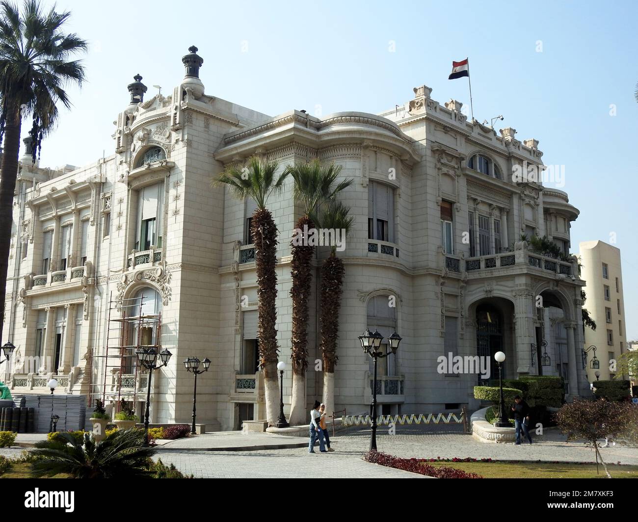 Cairo, Egypt, January 10 2023: The Saffron Zafaran Palace, an Egyptian ...