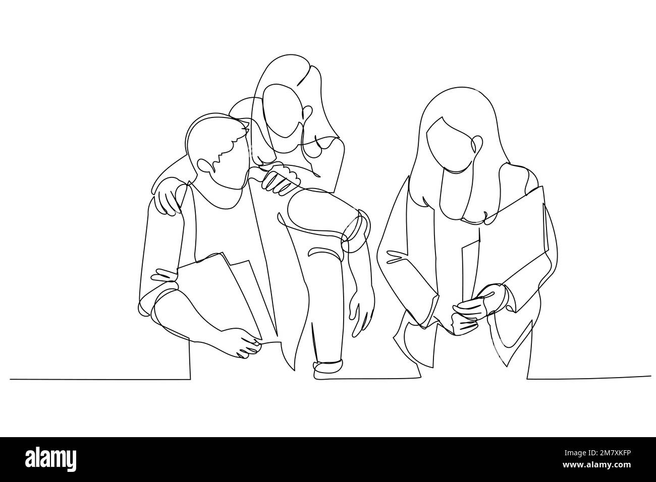 Classmates behavior Cut Out Stock Images & Pictures - Alamy