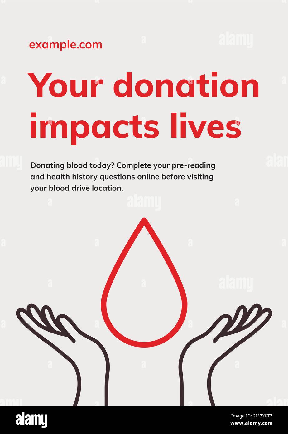 Donation impacts lives template vector health charity ad poster Stock ... Donation impacts lives template vector health charity ad poster Stock ...